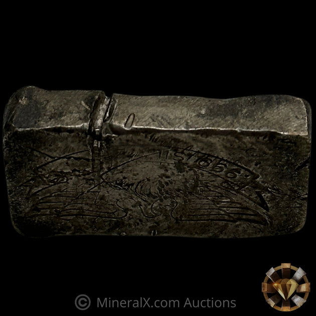 1oz W H Foster Vintage Silver Bar With Comstock Carson City Nevada Cou ...