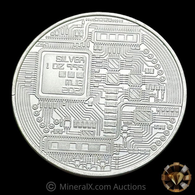 100x 1oz 2021 Dogecoin Gem BU Collectible Silver Coins (x5 20oz Rolls ...