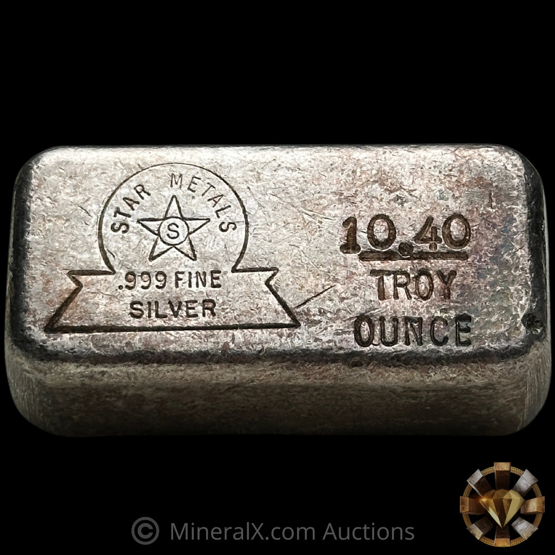 10.40oz Star Metals Vintage Silver Bar – MineralX