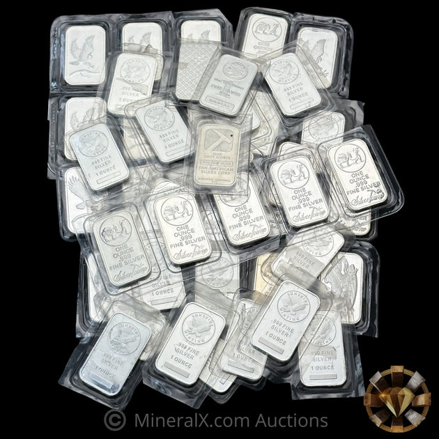 x50 1oz Silver Bars – MineralX