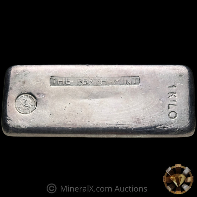 Kilo The Perth Mint Australia 2nd Series Vintage Silver Bar – MineralX