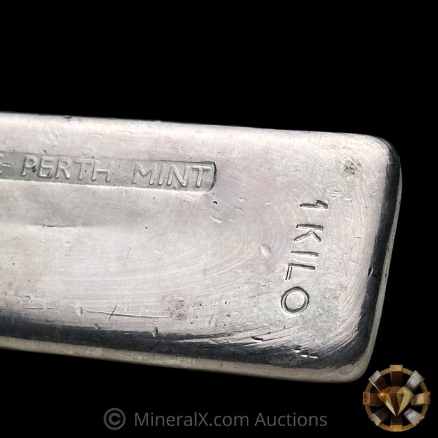 Kilo The Perth Mint Australia 2nd Series Vintage Silver Bar – MineralX