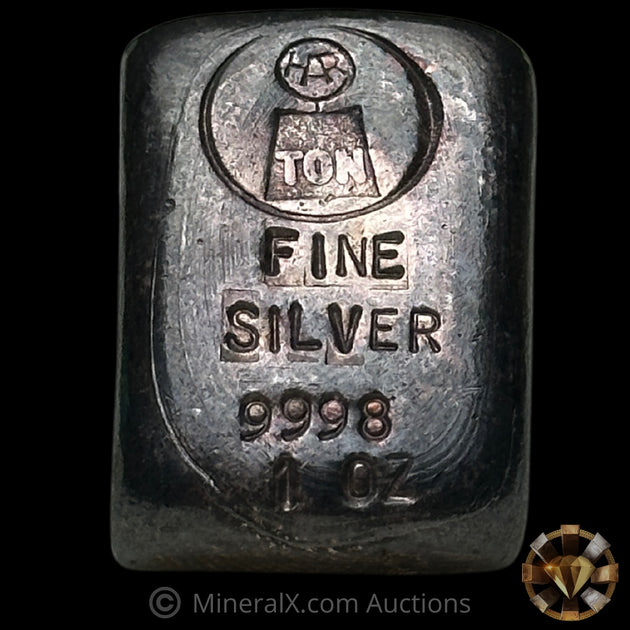 1oz Harrington Metallurgy Australia Vintage Silver Bar – MineralX