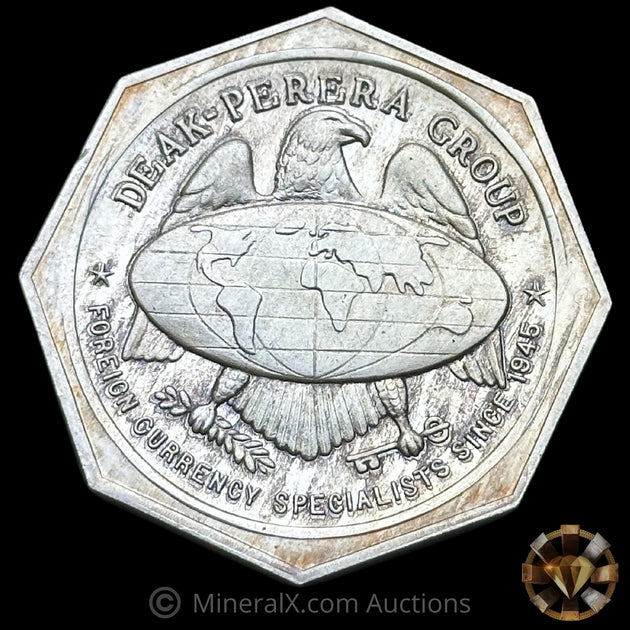 1oz 1974 Deak Perera Group DP Vintage Silver Coin – MineralX