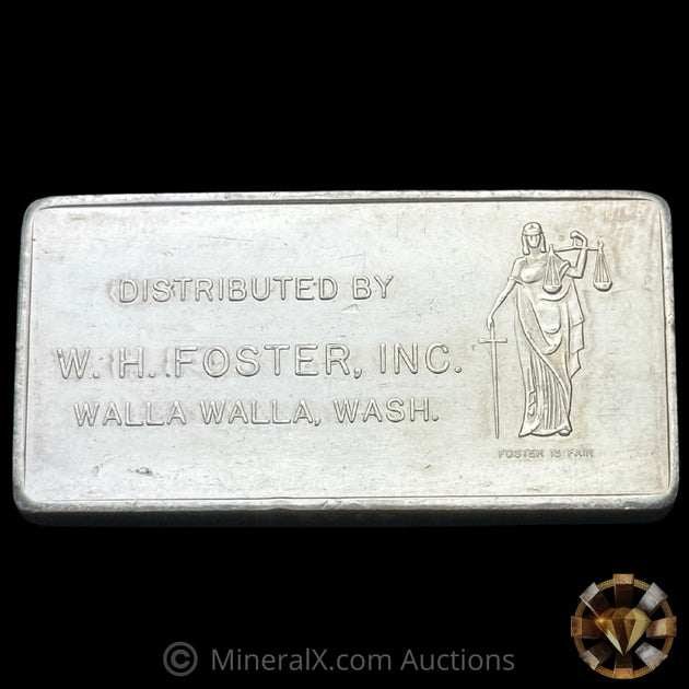 3oz W H Foster Sunshine Mining Company Vintage Silver Bar – MineralX