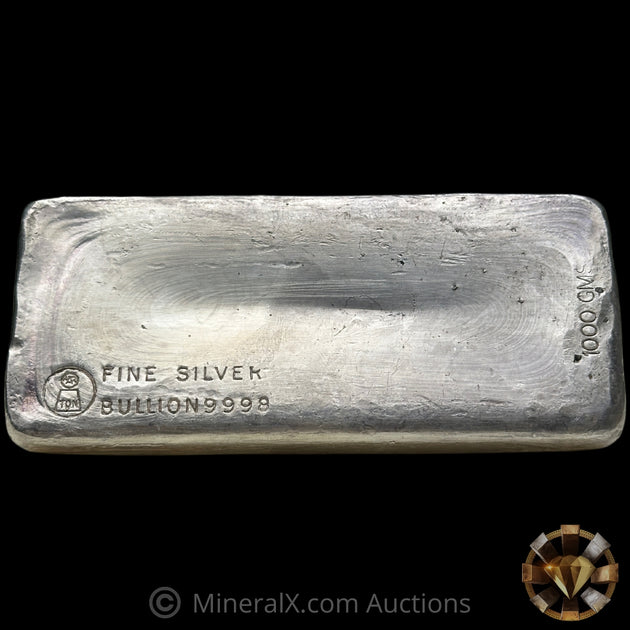 1000g (Kilo) Harrington Metallurgy Australia "No Serial" Vintage Silve ...