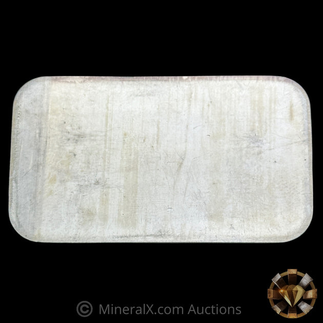 1oz Engelhard Industries Large Font Serial Bull Logo Vintage Silver Ba ...
