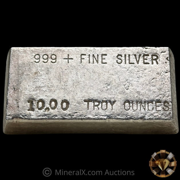 10oz HPM Hallmark Precious Metals Seattle Vintage Silver Bar – MineralX
