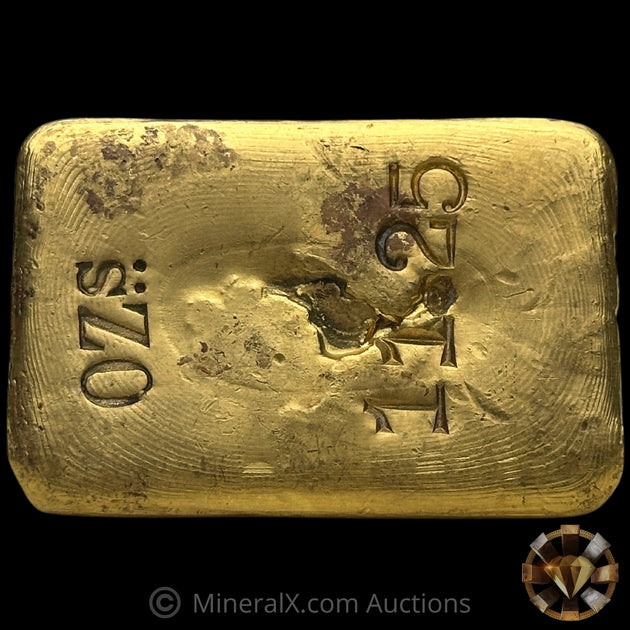11.25oz US Assay Office Of San Francisco Vintage Gold Bar – MineralX