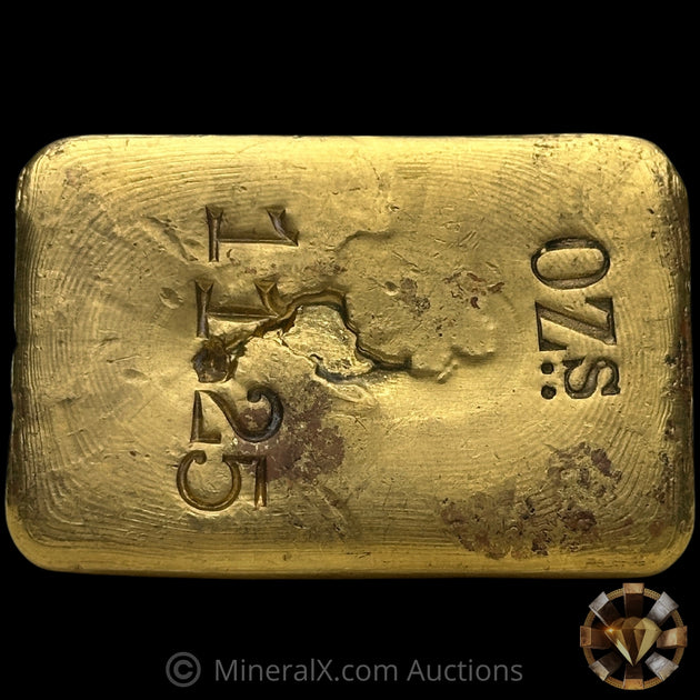 11.25oz US Assay Office Of San Francisco Vintage Gold Bar – MineralX