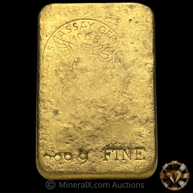 11.25oz US Assay Office Of San Francisco Vintage Gold Bar – MineralX