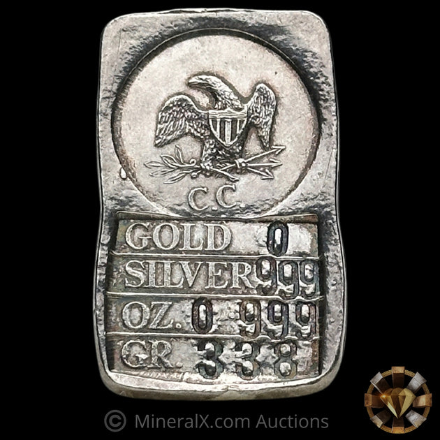 0.7oz CC Carson City Mint Vintage Silver Bar – MineralX