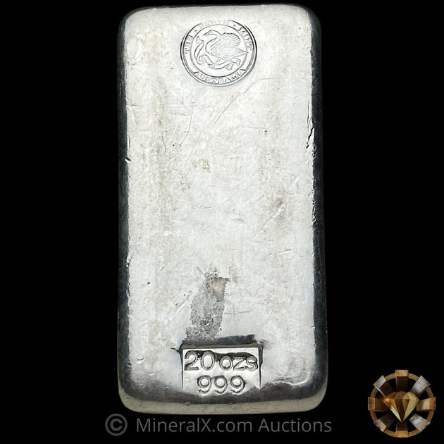 20oz The Perth Mint Silver Bar – MineralX