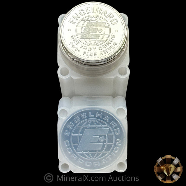 x25 1oz 1984 Engelhard Prospector "E Logo" Vintage Silver Coin Roll In ...