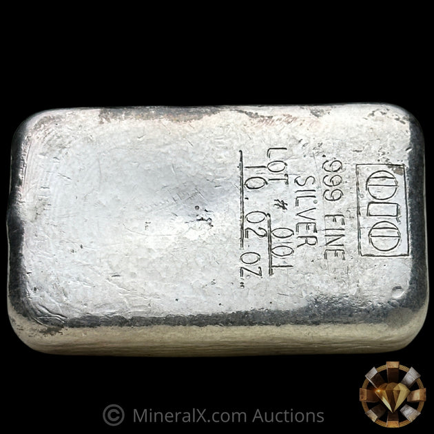 10.02oz OIO (Van Aken Jewelers Related) Vintage Silver Bar – MineralX