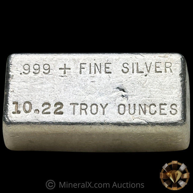 10.22oz HPM Hallmark Precious Metals Seattle Vintage Silver Bar – MineralX
