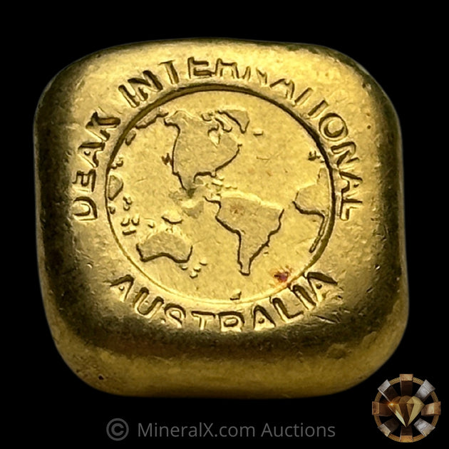 1oz Deak International Australia Vintage Gold Bar – MineralX