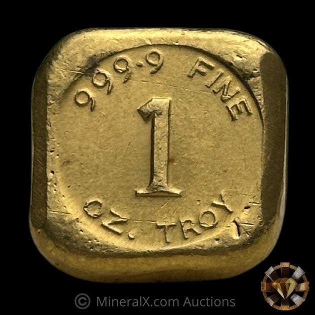 1oz Deak International Australia Vintage Gold Bar – MineralX