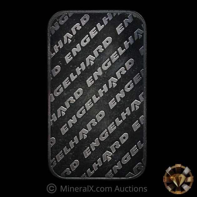 x2 1oz 1986 Engelhard Proof Set (1oz Prospector Coin, 1oz Eagle Bar) W ...