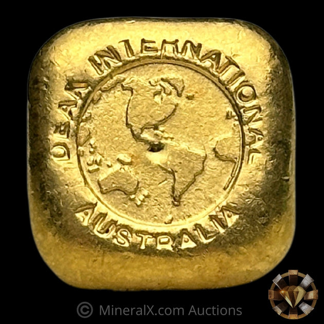 1oz Deak International Australia Vintage Gold Bar – MineralX