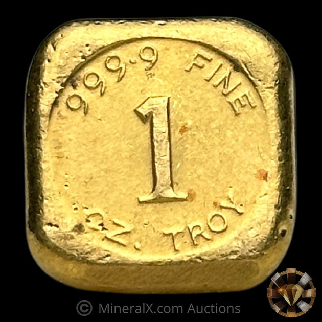 1oz Deak International Australia Vintage Gold Bar – MineralX