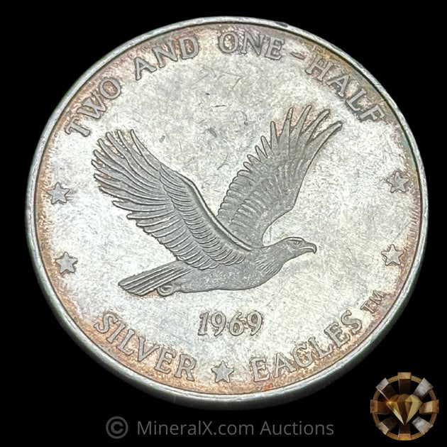 2 1/2oz Foster Silver Eagle Vintage Silver Coin – MineralX