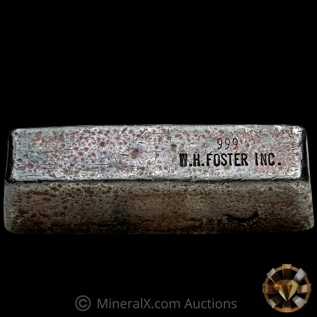 14.96oz W H Foster Vintage Silver Bar – MineralX