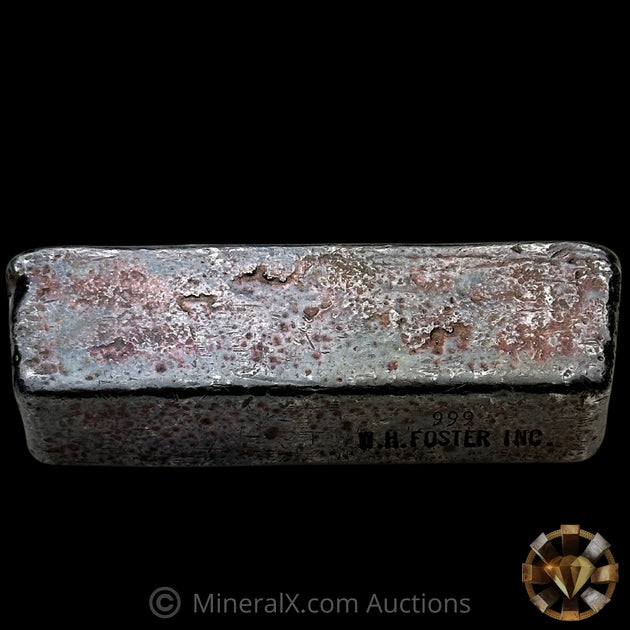 14.96oz W H Foster Vintage Silver Bar – MineralX