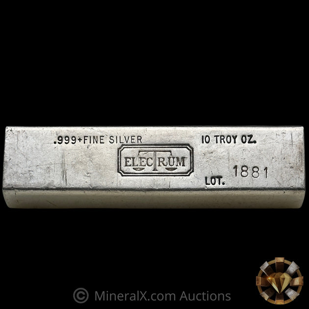 10oz Electrum Vintage Silver Bar – MineralX