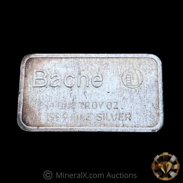 Bache 1oz Vintage Silver Bar – MineralX