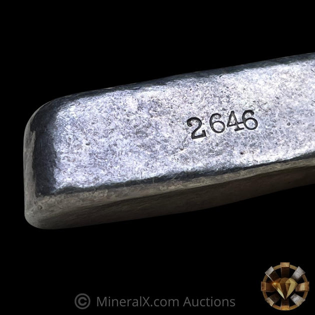 Eutectic Metals Co Inc 10.03oz Vintage Poured Silver Bar – MineralX