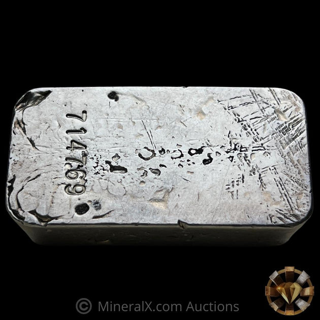 Consolidated Mines & Metals 10oz Vintage Poured Silver Bar – MineralX