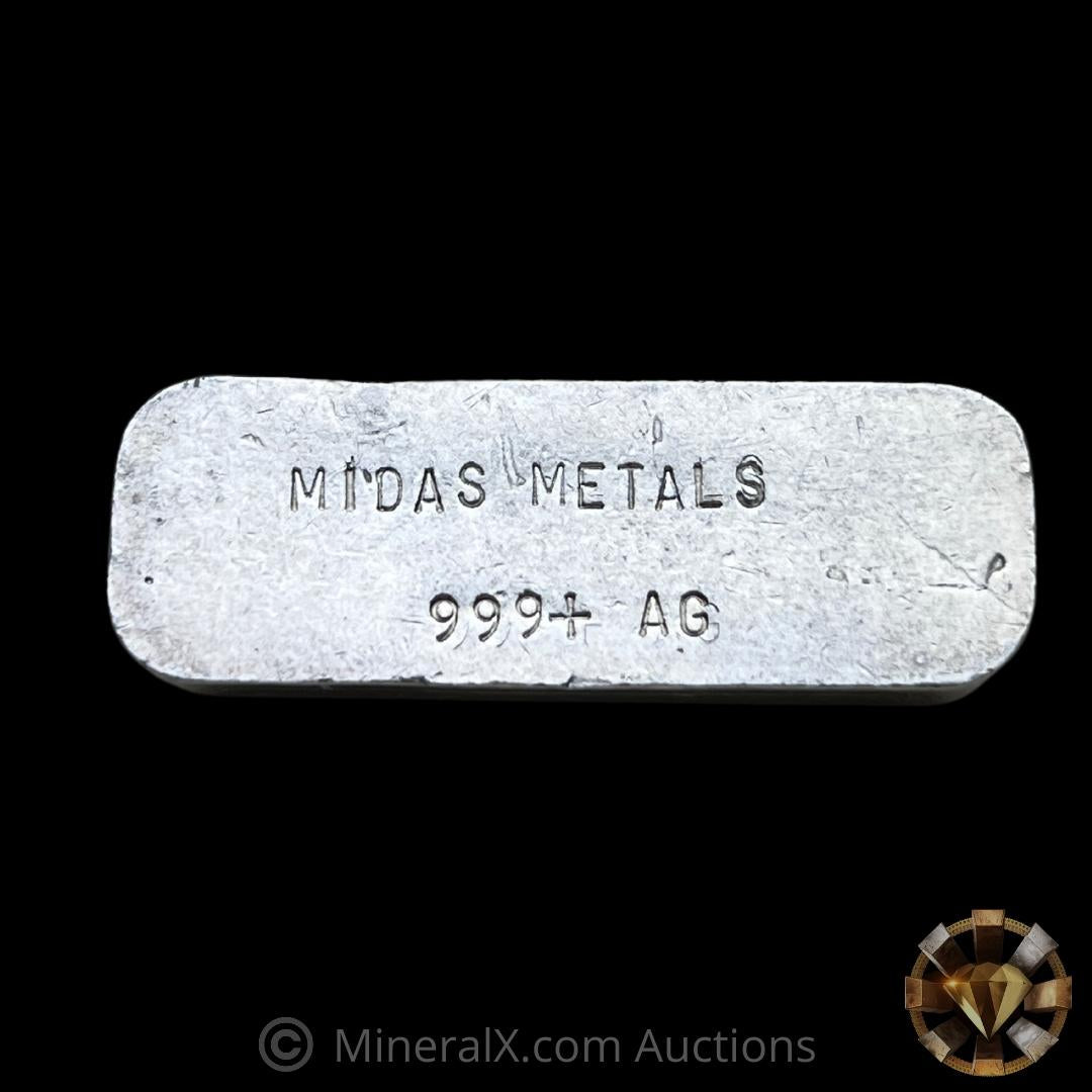 Midas Metals 1oz Vintage Silver Bar – MineralX