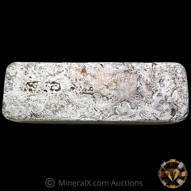 50oz Omega M&B Mining Vintage Poured Silver Bar – MineralX