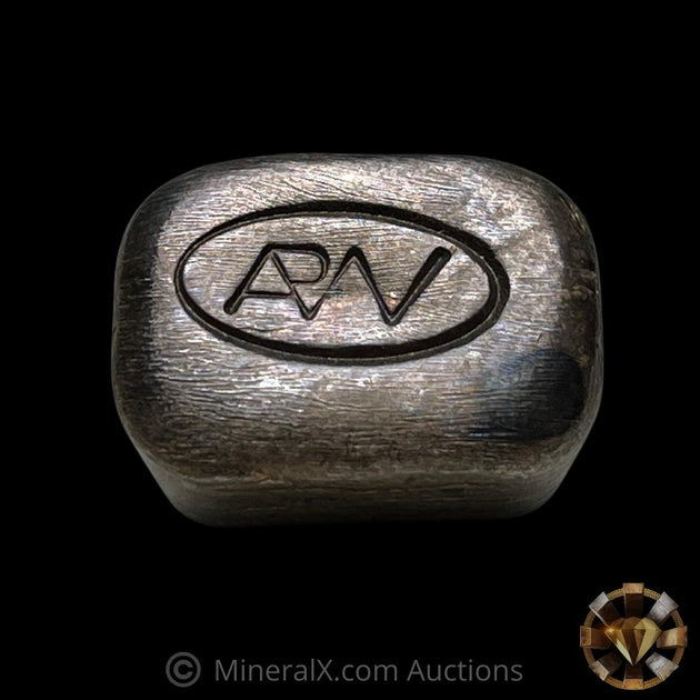 1oz APW American Platinum Works Vintage Poured Silver Bar – MineralX