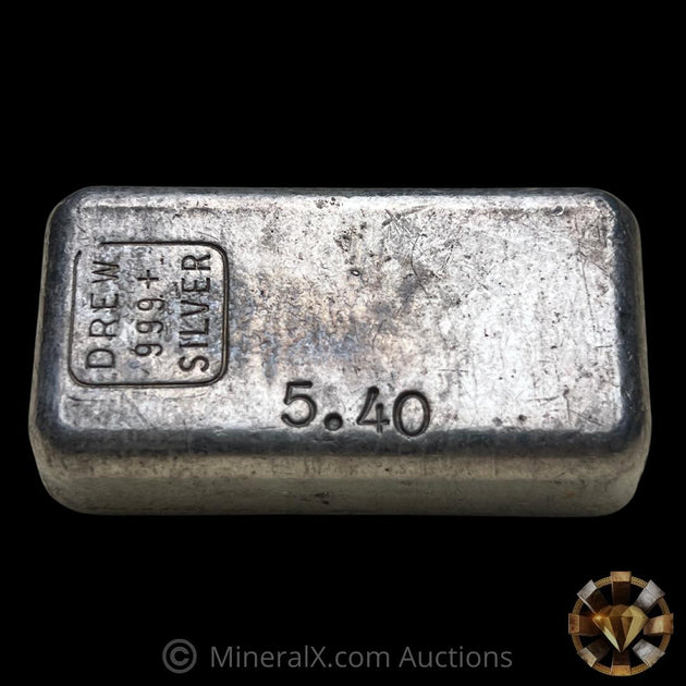 5.40oz Drew Vintage Poured Silver Bar – MineralX