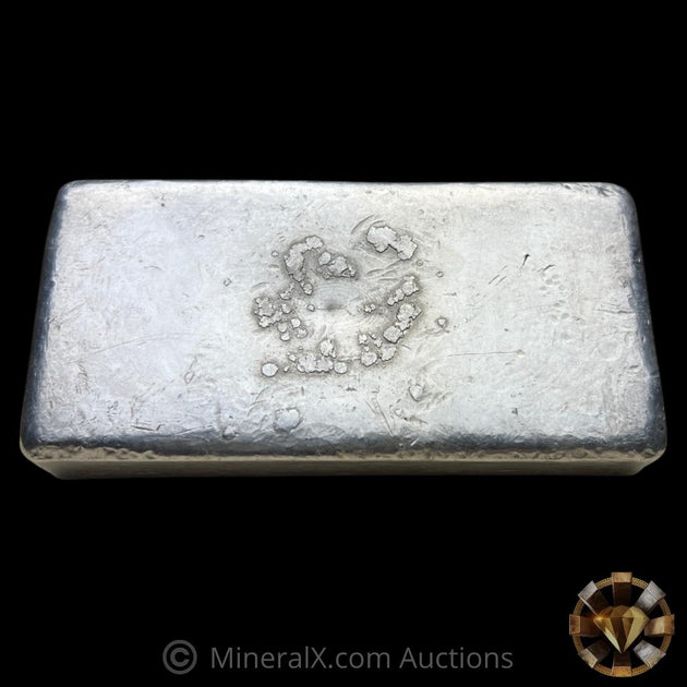 25.68oz Cascade Refining Vintage Poured Silver Bar – MineralX