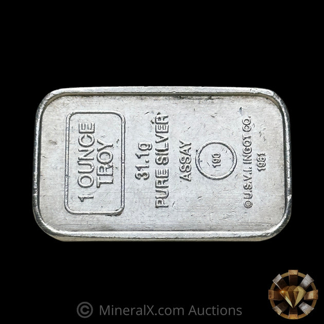 1oz Anaheim Metal Co USVI Vintage Silver Bar – MineralX