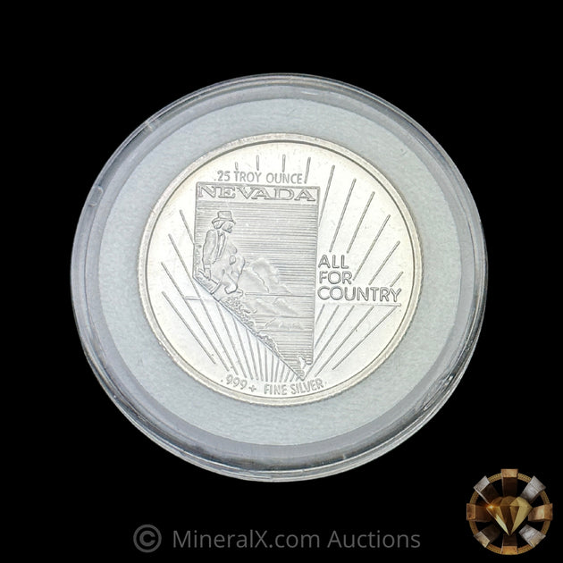 Nevada For All Country Silver .25oz Coin – MineralX
