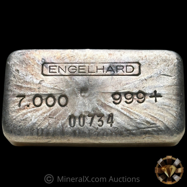 7oz Engelhard Top Hallmark Vintage Silver Bar – MineralX