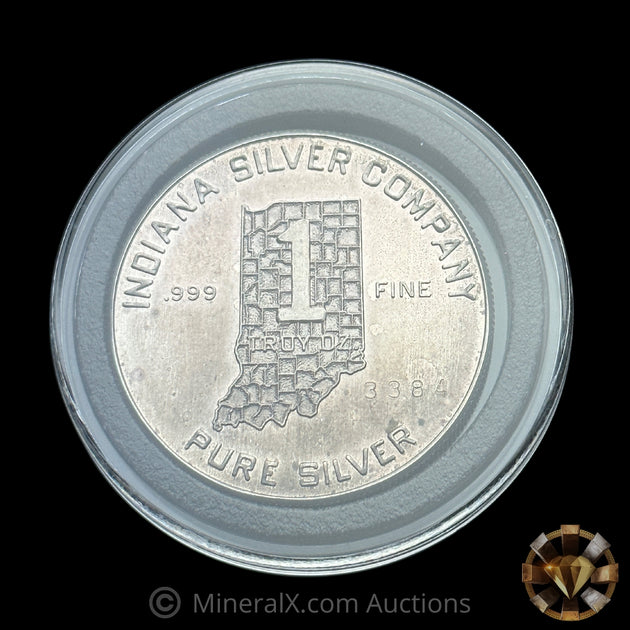 1oz Engelhard Indiana Silver Company Vintage Silver Coin – MineralX