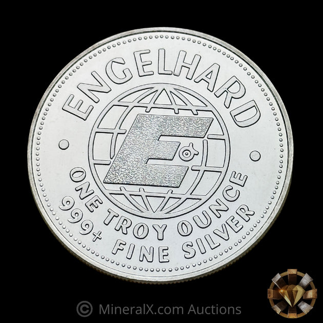 x25 1984 1oz Engelhard Prospector Vintage Silver Coins in Original Tub ...