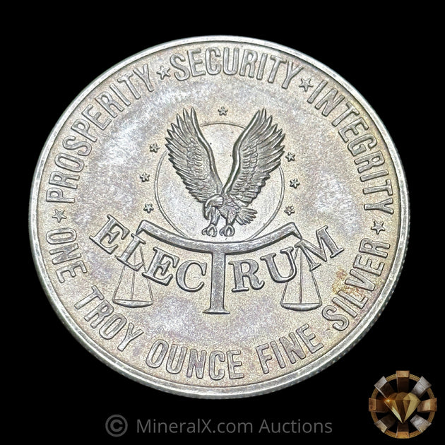 1oz Electrum Vintage Silver Coin – MineralX