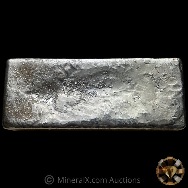 106.7oz Hancock Vintage Poured Silver Bar – MineralX