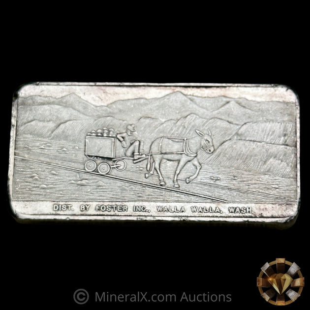 3oz 1969 Day Mines Inc Foster Vintage Silver Bar – MineralX