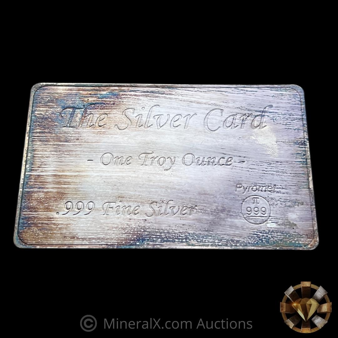 The Silver Card Pyromet 1oz Silver Bar – MineralX