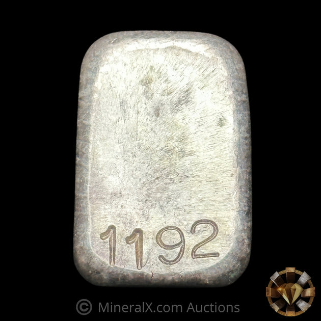 1oz The Perth Mint Western Australia Vintage Poured Silver Bar (With S ...