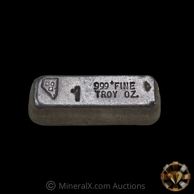 NCM Nevada Coin Mart 1oz Poured Silver Bar – MineralX