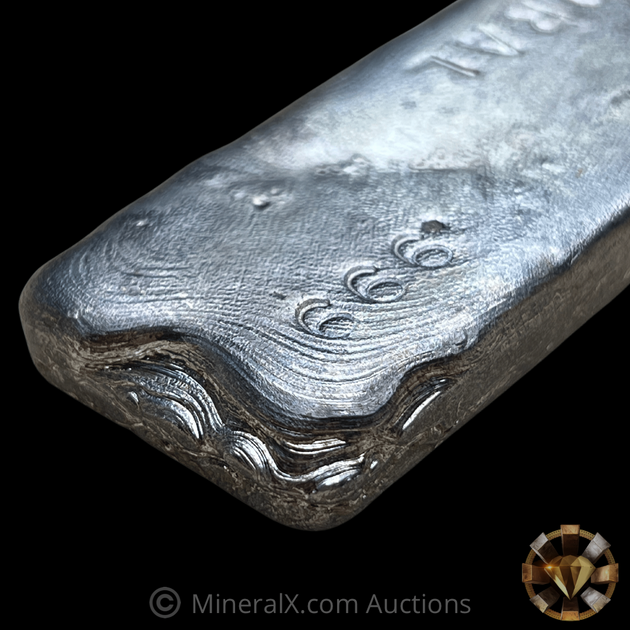 Doral 12oz Vintage Poured Silver Bar – MineralX