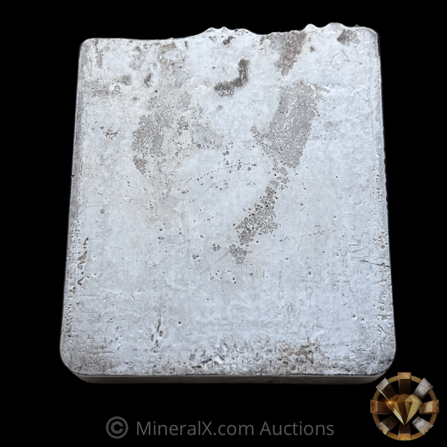 Universal Silver Assay 1000 Grams Vintage Poured Kilo Silver Bar – MineralX